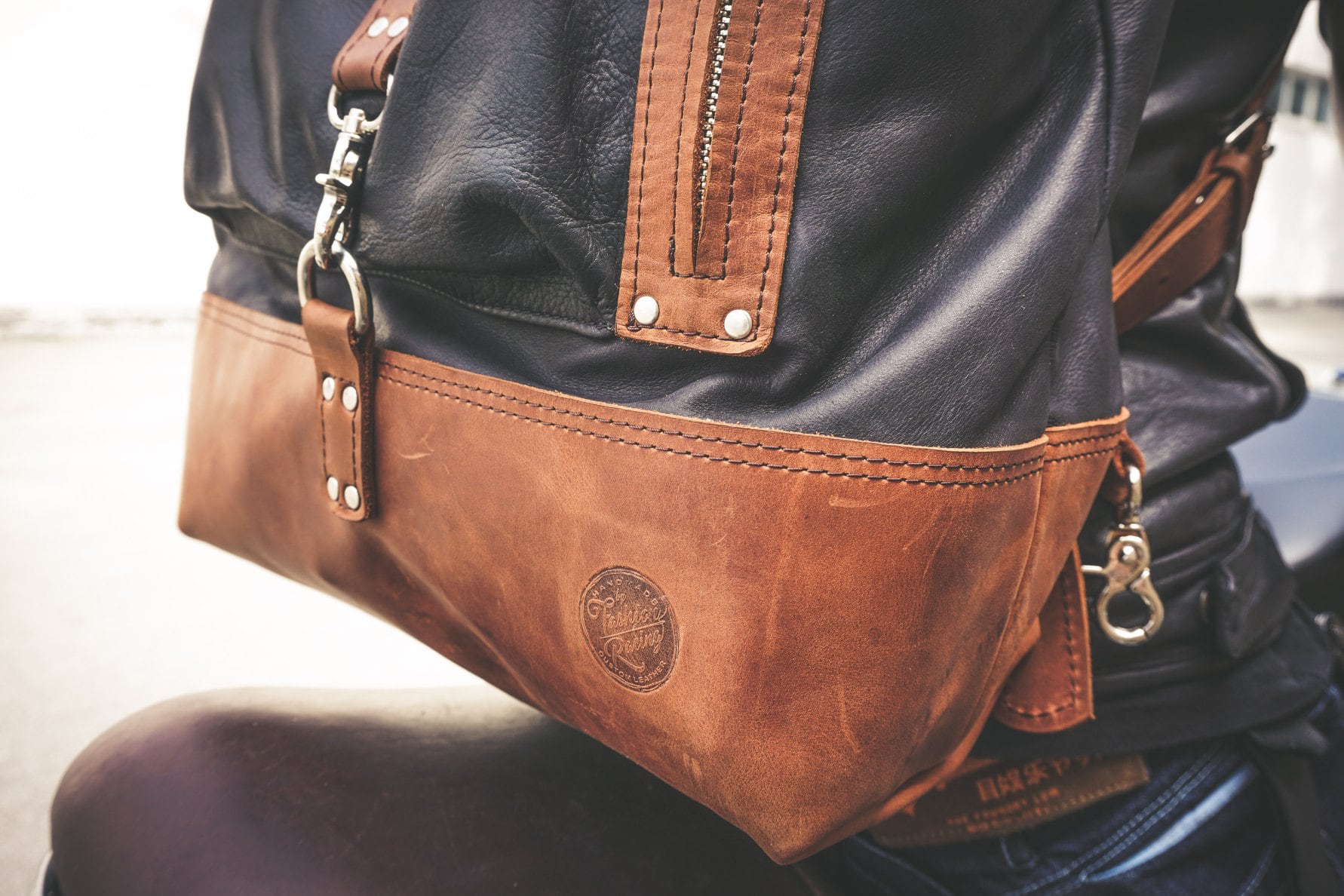 Motorcycle leather backpack, Best leather rucksack for men and women ...