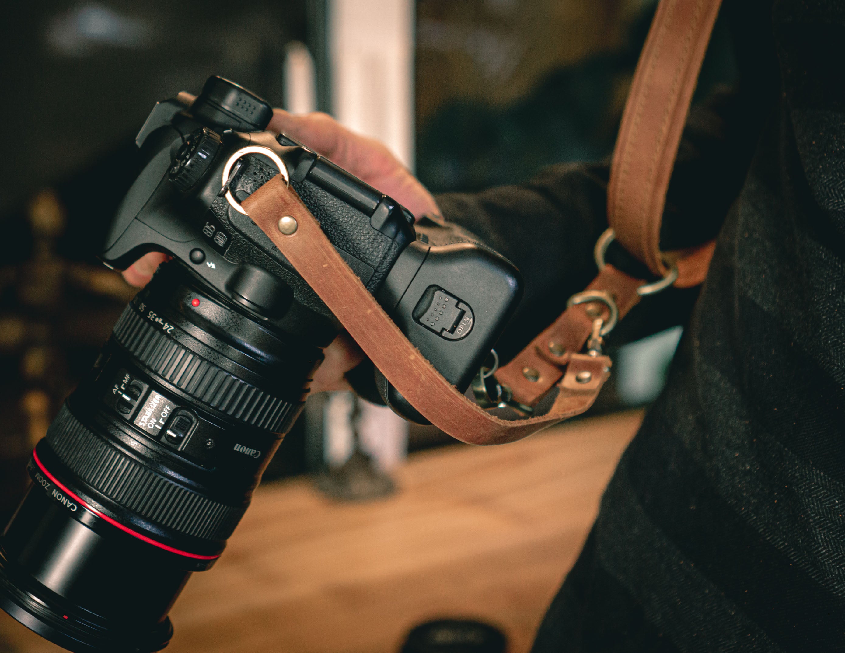 Leather Camera Harness for DSLR/SLR | Dual Camera Strap | Handcrafted ...